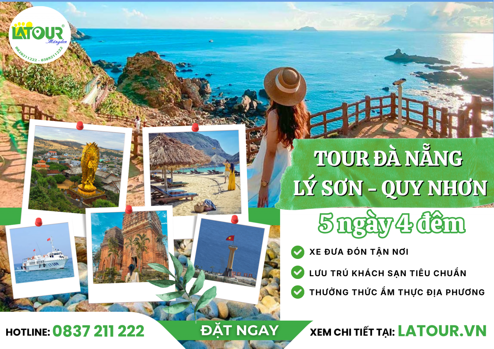 Tour Đà Nẵng - Lý Sơn - Quy Nhơn 5 Ngày 4 Đêm